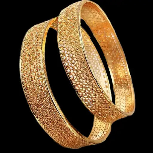 Plain Golden Bangles – Noor's Jewellery Collections